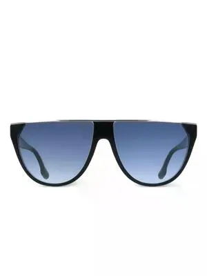 Victoria Beckham Geometric-frame Sunglasses - Black