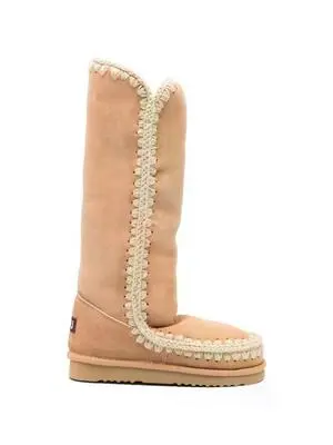 Mou Eskimo Suede Boots - Neutrals