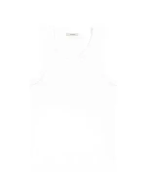 ENTIRE STUDIOS Crew-neck Tank - White