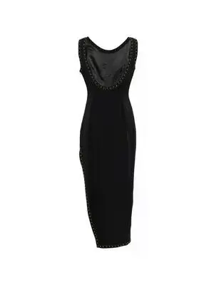 Versace 1990s Embellished Midi Dress
