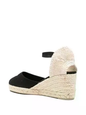 CastaÑer Carol Ankle-strap Espadrilles - Black