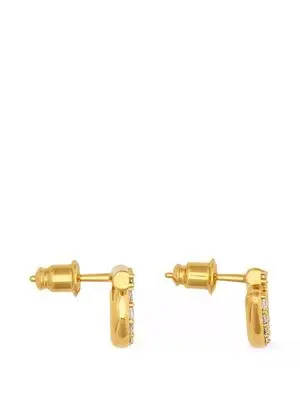 FERRAGAMO Stud Earrings With Crystals