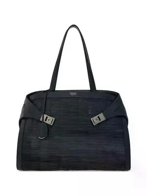 FERRAGAMO Hug Shoulder Bag - Black