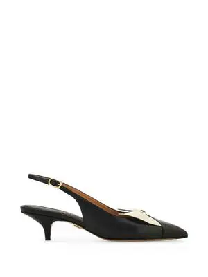FERRAGAMO Soft Bow Slingbacks - Black