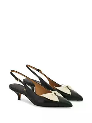 FERRAGAMO Slingback Pumps With Bow Detailing