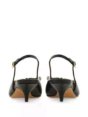 FERRAGAMO Slingback Pumps With Bow Detailing