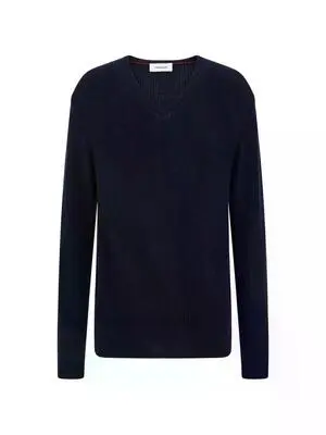 FERRAGAMO V-neck Sweater - Blue