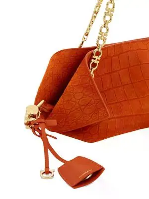 FERRAGAMO Folded Shoulder Bag - Orange