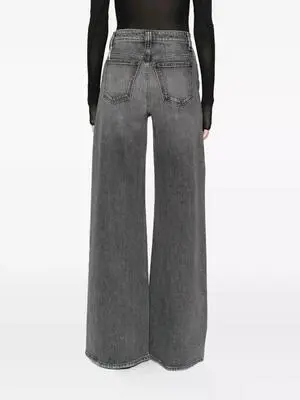 Khaite Dane Wide Leg Jeans
