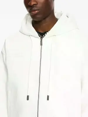 Off-White Hooded Leather Jacket