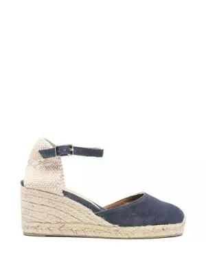 CastaÑer Carol Buckled Espadrille Wedge Sandals
