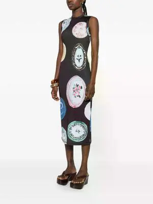 Stine Goya Printed Midi Dress