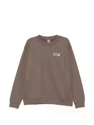 NEW BALANCE Crew-neck Sweatshirt - Brown