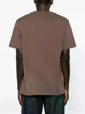 NEW BALANCE Logo-detail T-shirt - Brown