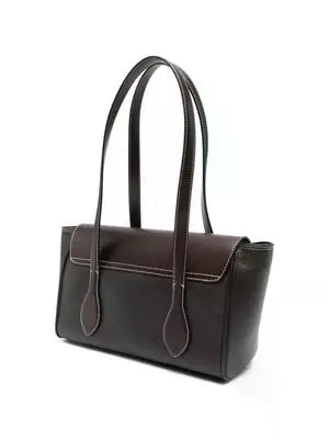 ATP ATELIER Eira Topstitch Tote Bag - Brown