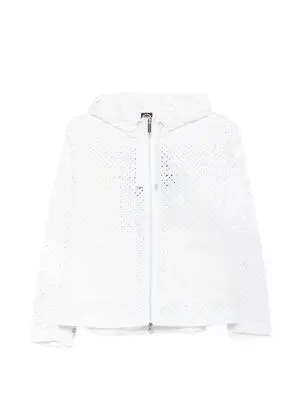 COLMAR Hooded Perforated Jacket - White