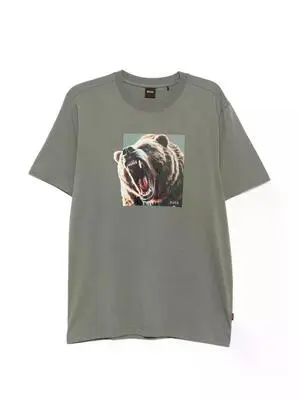 BOSS Dobermann Bear-graphic T-shirt