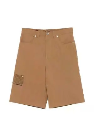 Gucci Logo-detailed Shorts - Brown