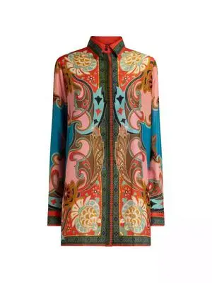 Etro Printed Long-sleeve Shirt
