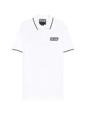 Versace Logo-print Polo Shirt - White