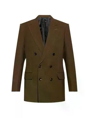TOM FORD Double-breasted Blazer - Brown