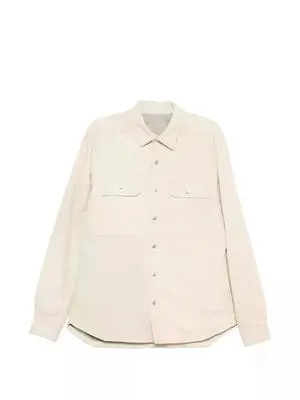 Rick Owens Buttoned Shirt Jacket - Neutrals