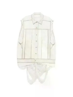 Rick Owens Fringe Vests For Men