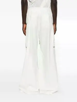 Rick Owens Zip-pocket Straight Trousers - White