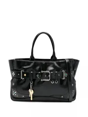 OSOI Embellished Buckled Tote Bag