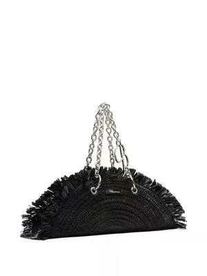 Blumarine Chain-link Shoulder Bag - Black