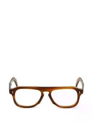 CUTLER & GROSS Browline Glasses - Brown