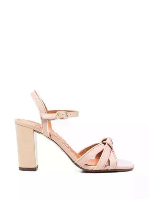 Chie Mihara Ballah Knotted Leather Sandals - Neutrals