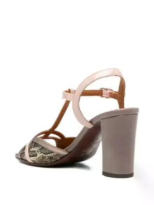 Chie Mihara Leather T-strap Sandals