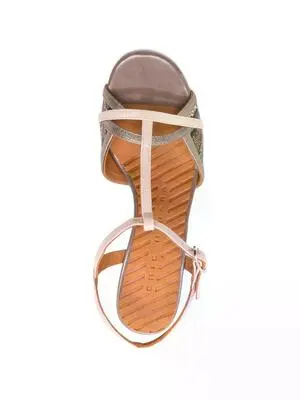 Chie Mihara Leather T-strap Sandals