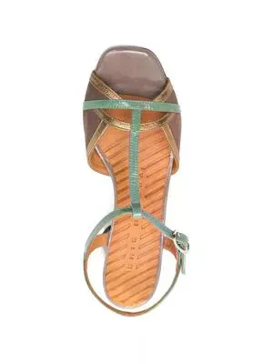 Chie Mihara Ryejo T-strap Sandals - Brown