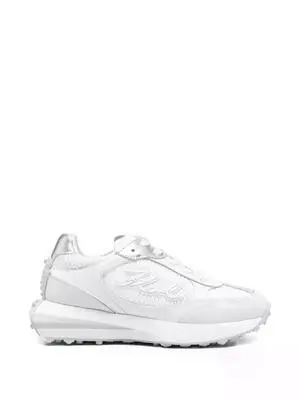 Karl Lagerfeld Panelled Sneakers - White