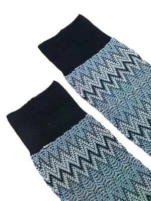 Missoni Zigzag-pattern Socks