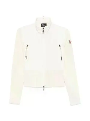 Moncler Zip-up Cardigan - Neutrals
