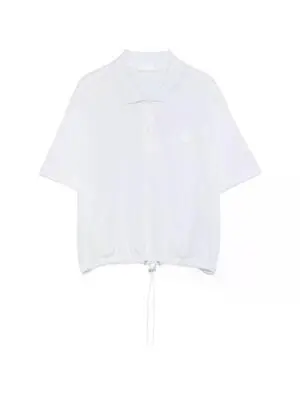 Moncler Drawstring-hem Polo Top