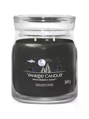 YANKEE CANDLE Medium Midsummer's Night Candle - Black