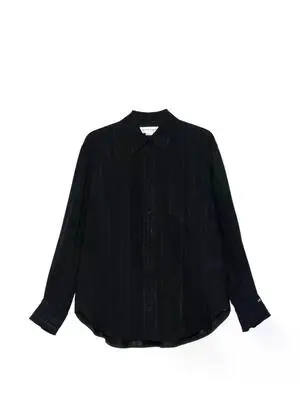 Victoria Beckham Stripe-pattern Shirt - Blue
