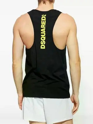 Dsquared2 Scoop Neck Logo Top