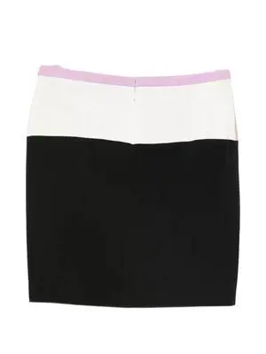 Versace 2000s Color-block Mini Skirt
