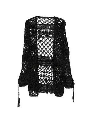 Gianfranco Ferre Crochet Tassel Jacket