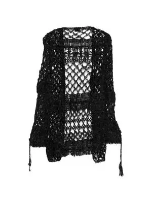 Gianfranco Ferre Crochet Tassel Jacket