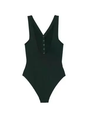 ERES Button V-neck Swimsuit