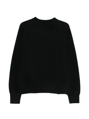 Sacai Crew-neck Sweatshirt - Black