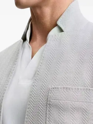 Shanghai Tang Herringbone Pocket Jacket