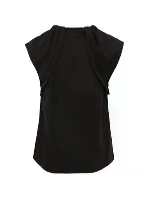 BONBOM Printed Drape Top
