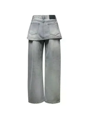 YCH Layered Skirt Jeans